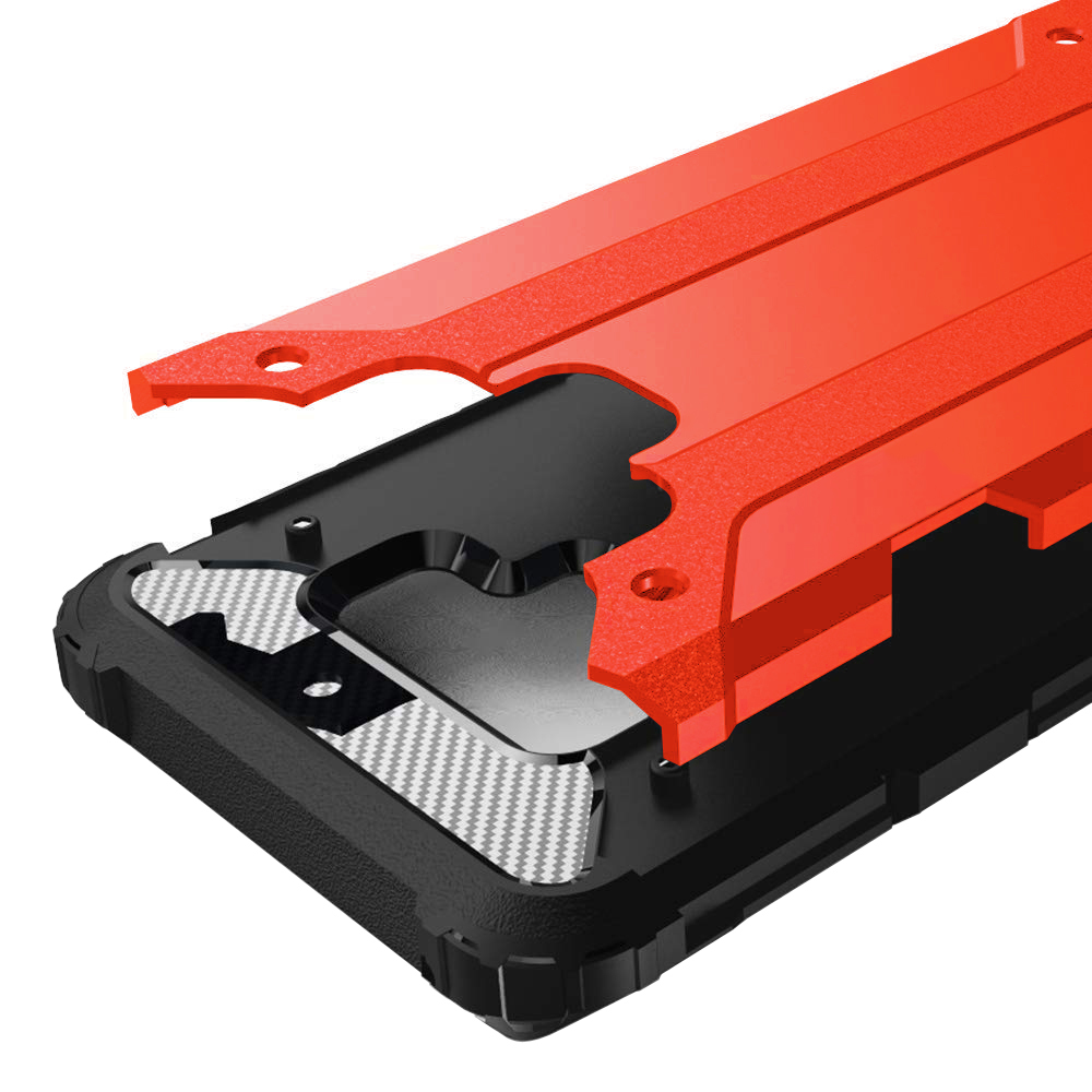 Military Defender Shockproof Case for Galaxy Note 9 (Red)